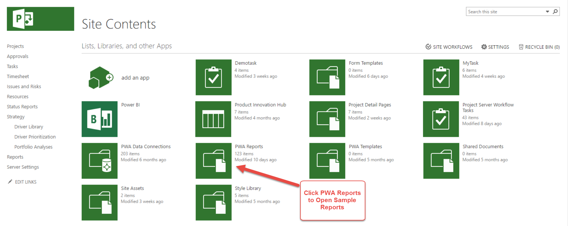 Business Intelligence Reporting in Project Online with Power BI and Excel
