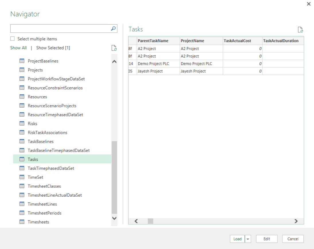 Business Intelligence Reporting in Project Online with Power BI and Excel