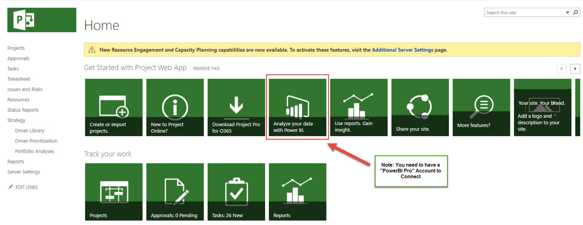 Business Intelligence Reporting in Project Online with Power BI and Excel
