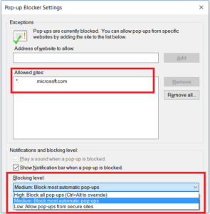 How to Manage Pop ups and Compatibility Settings in IE 11