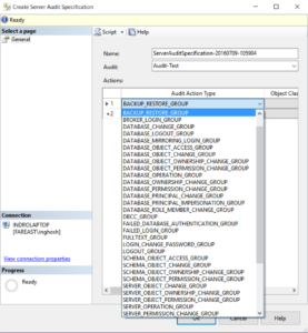 Auditing Features in SQL Server 2016 and Azure SQL Database