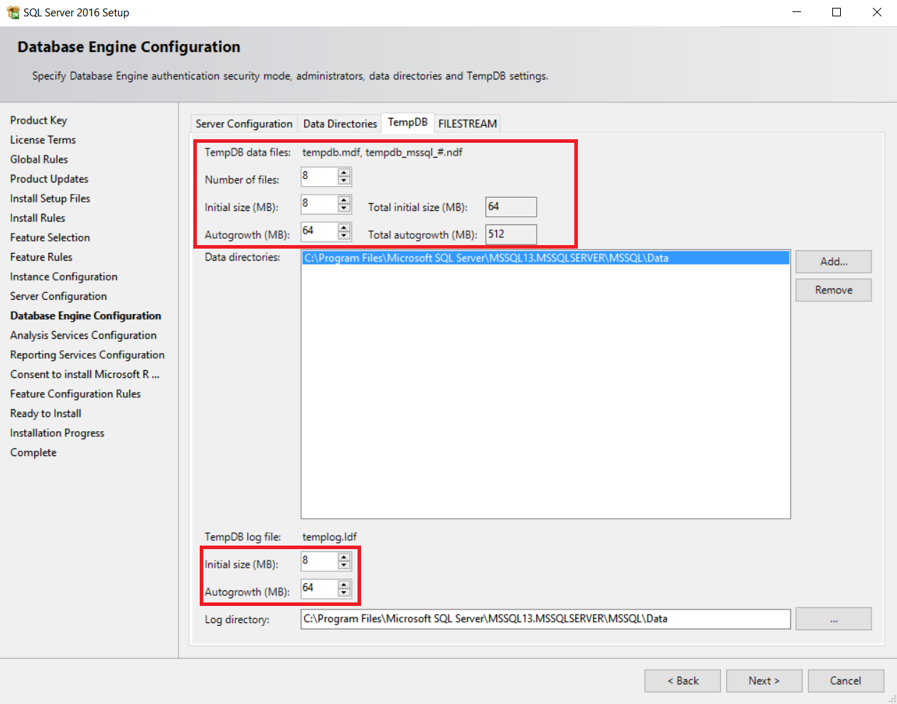 New SQL Server 2016 Installation Features Walk through
