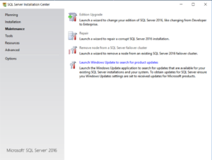 New SQL Server 2016 Installation Features Walk through