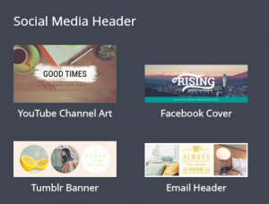 Make Photo Collages YouTube Banners Social Media Banner with FotoJet