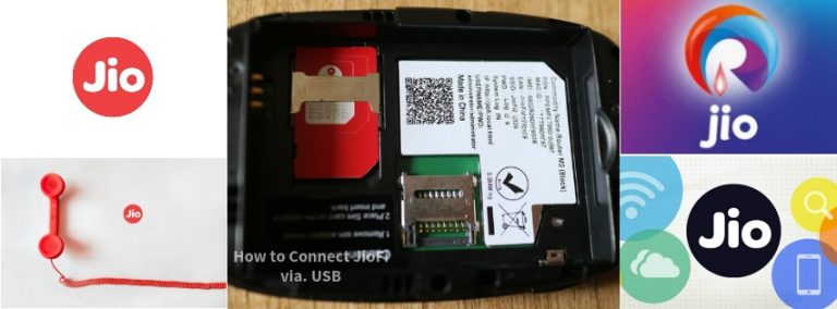 How to Connect Your Jiofi Device To PC Using Through USB Tethering