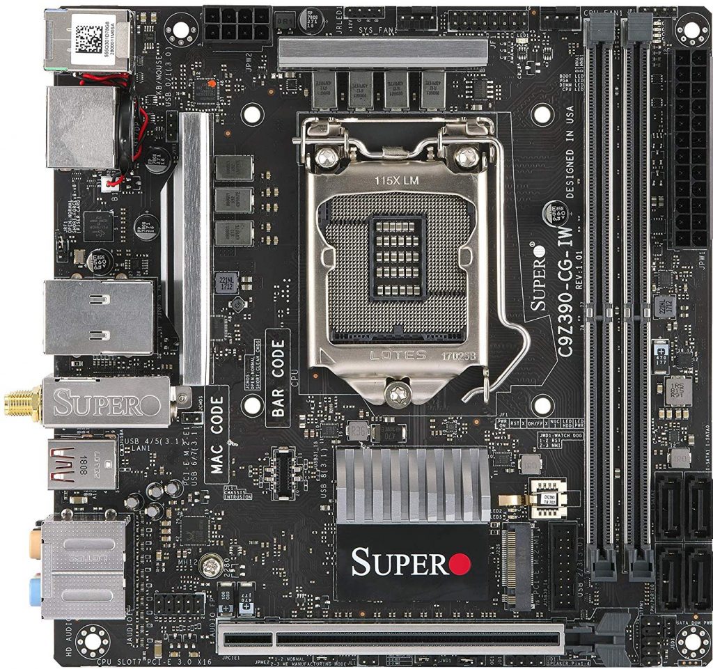 Best Z390 Mini ITX Motherboards for Intel 9th Gen 9900K & 9700K CPUs
