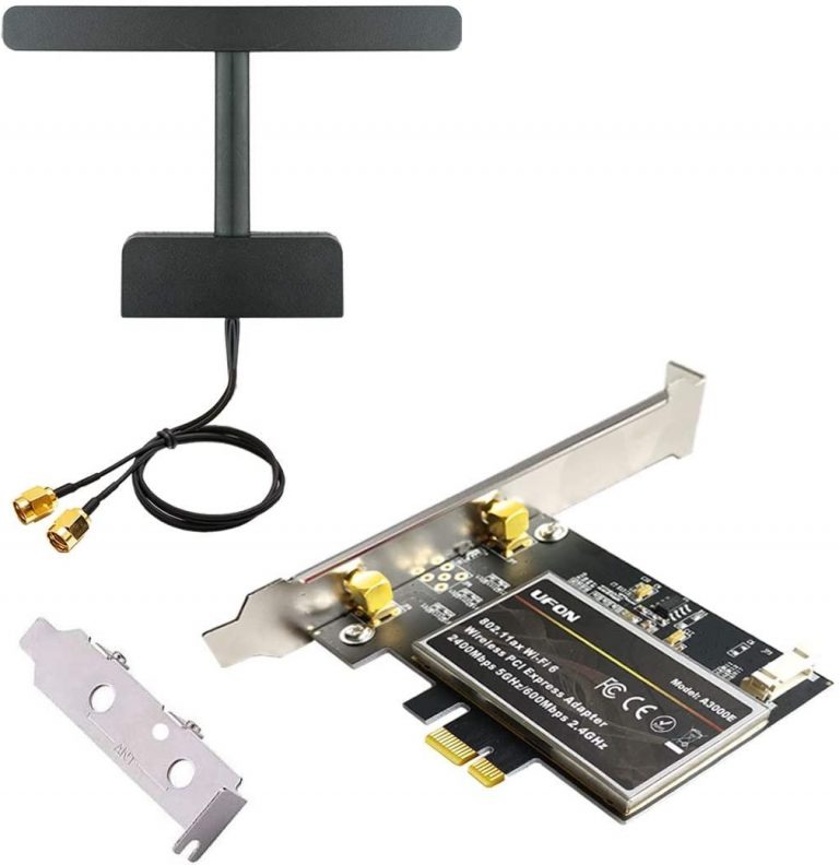 Best 802.11ax PCIe network card with WiFi 6 & optional Bluetooth 5.0 / 4.2