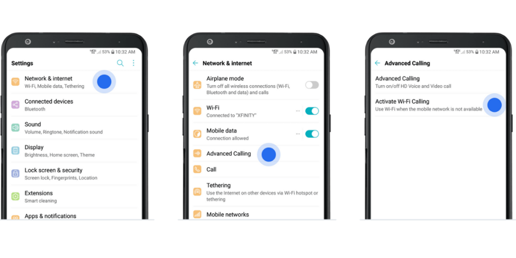 How to Enable and use WiFi calling on Android Phones - Faces of IT