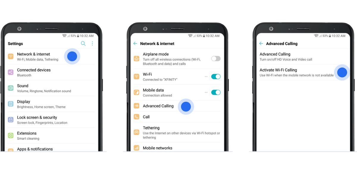 How to Enable and use WiFi calling on Android Phones - Faces of IT