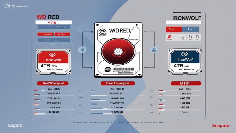 WD Blue vs WD Purple Hard Disk Drives Specifications Comparison Chart