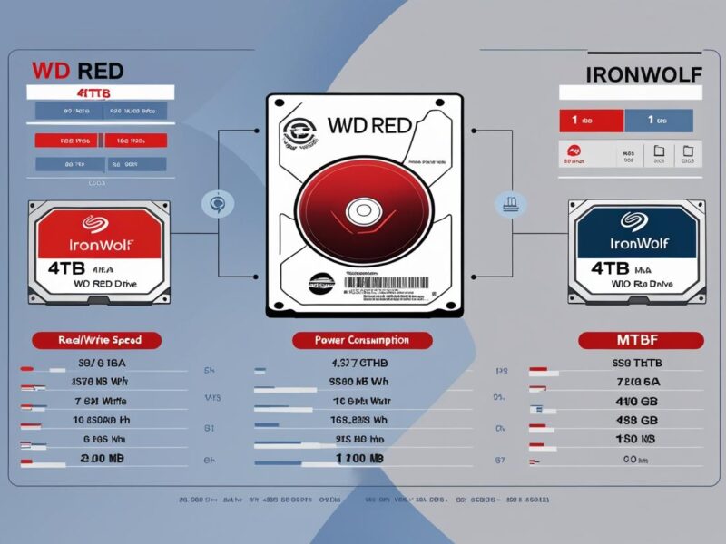 WD Blue vs WD Purple Hard Disk Drives Specifications Comparison Chart