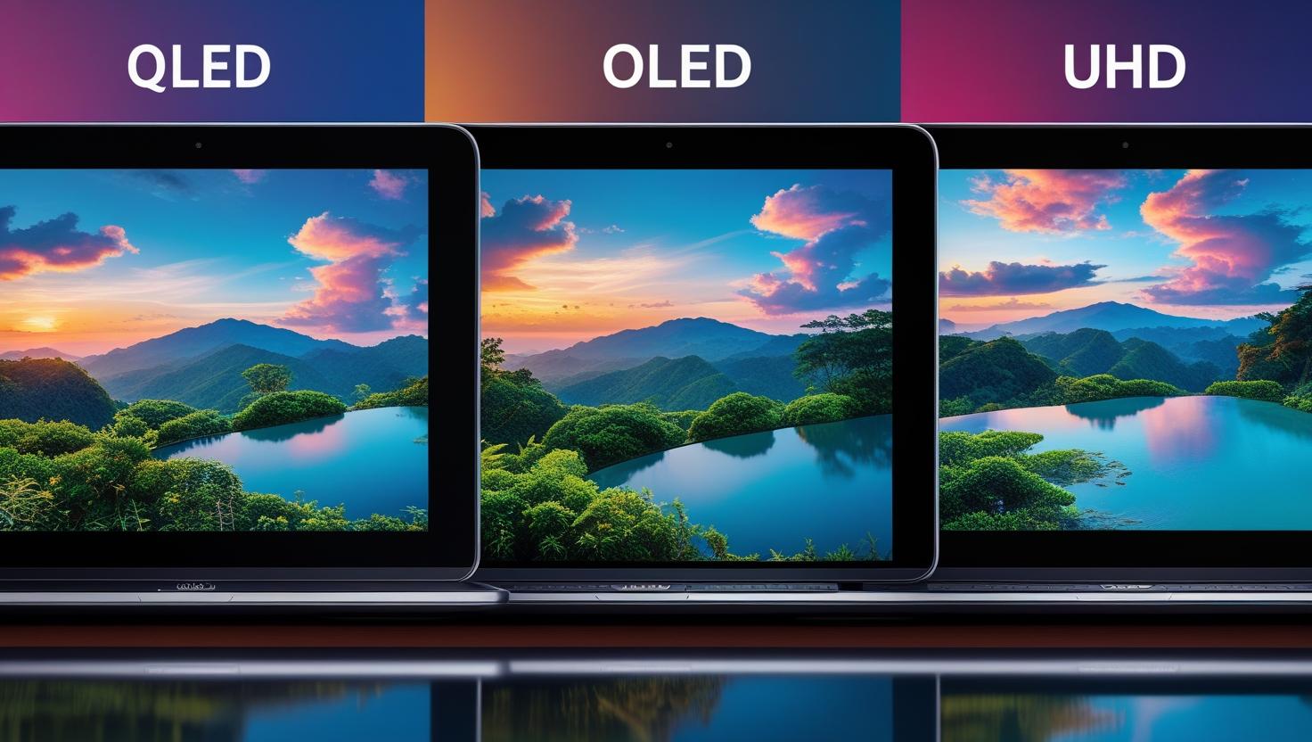 Comparing QLED vs. OLED vs. UHD: A Visual Deep Dive