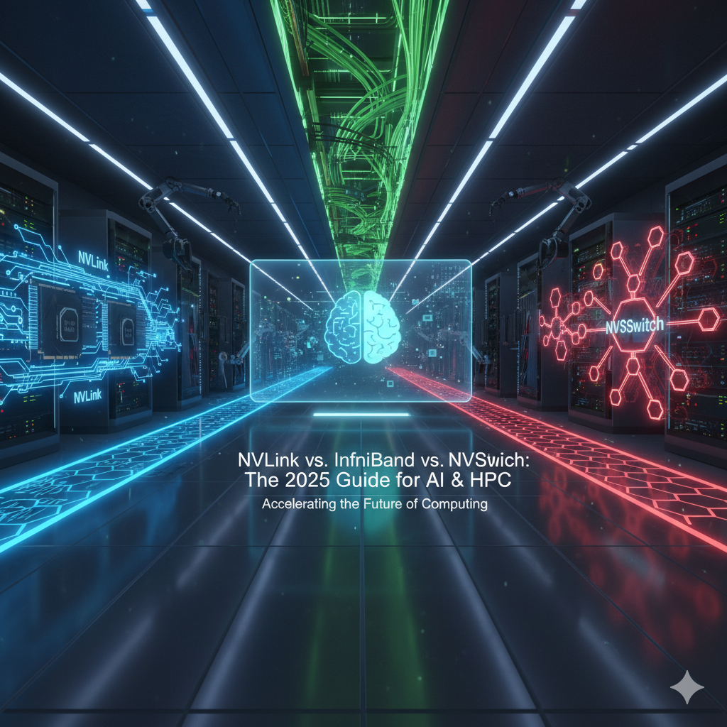 NVLink vs. InfiniBand vs. NVSwitch: The 2025 Guide for AI & HPC