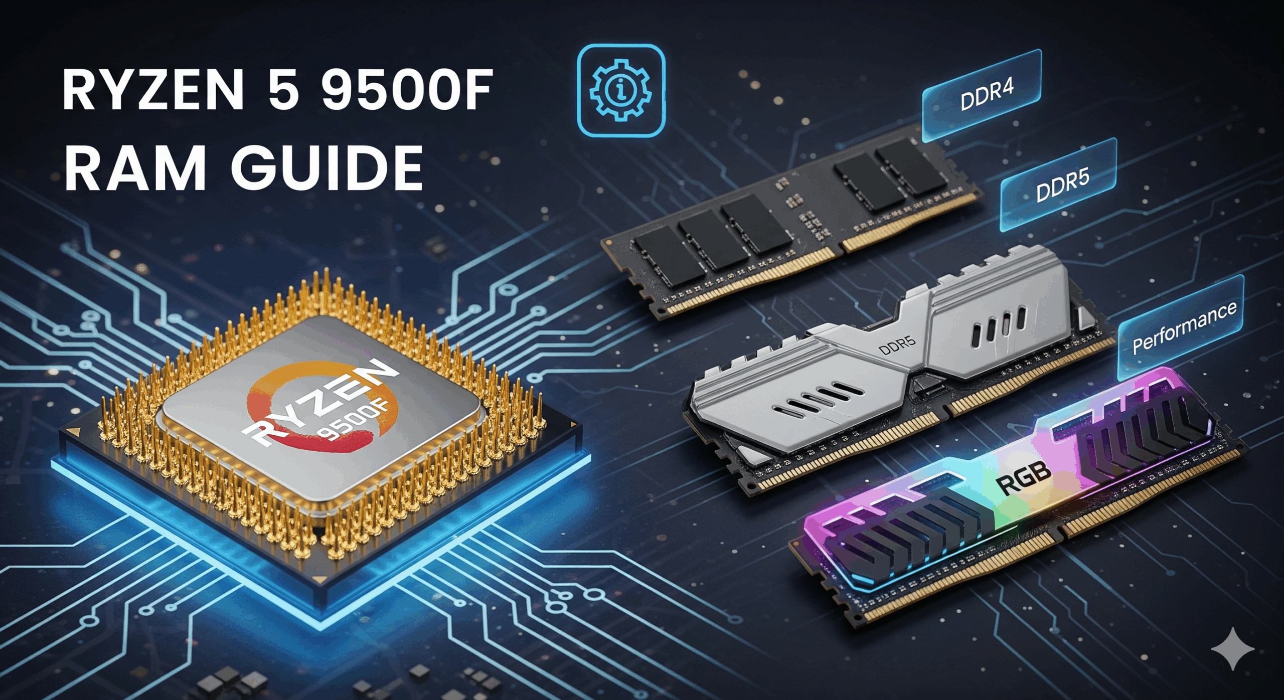 Ryzen 5 9500F RAM Guide: Speed, Compatibility & Top DDR5 Kits