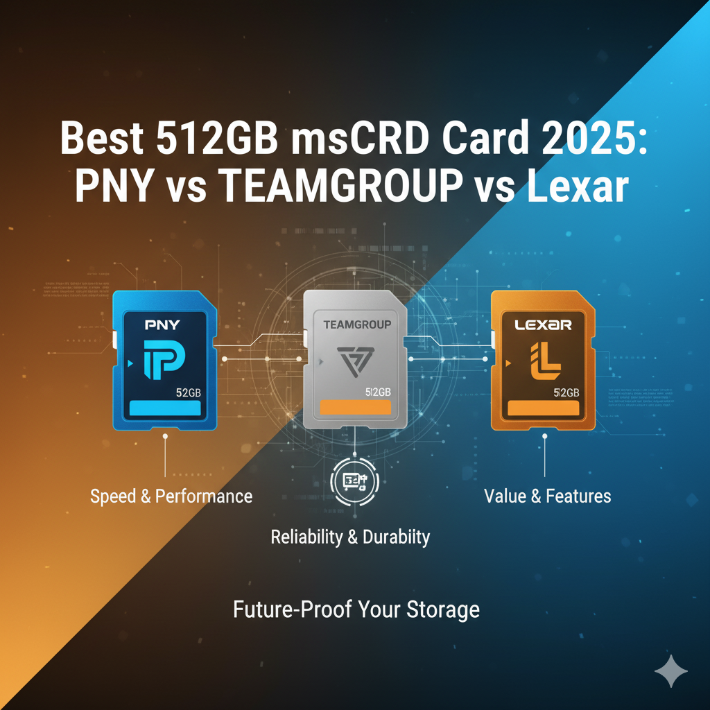 Best 512GB microSD Card 2025: PNY vs TEAMGROUP vs Lexar