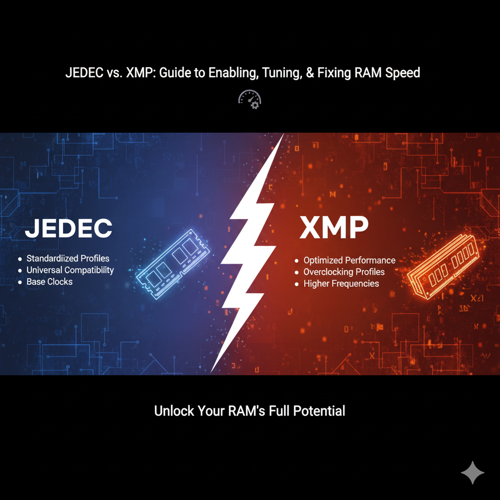 JEDEC vs. XMP: Guide to Enabling, Tuning, & Fixing RAM Speed