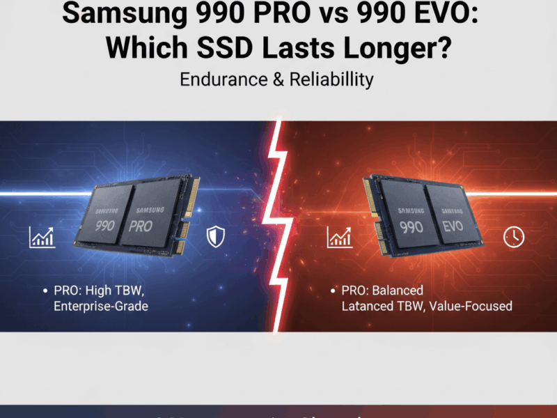 Compare 990 EVO Plus vs 990 Pro: Gaming & Thermal SSD Tests