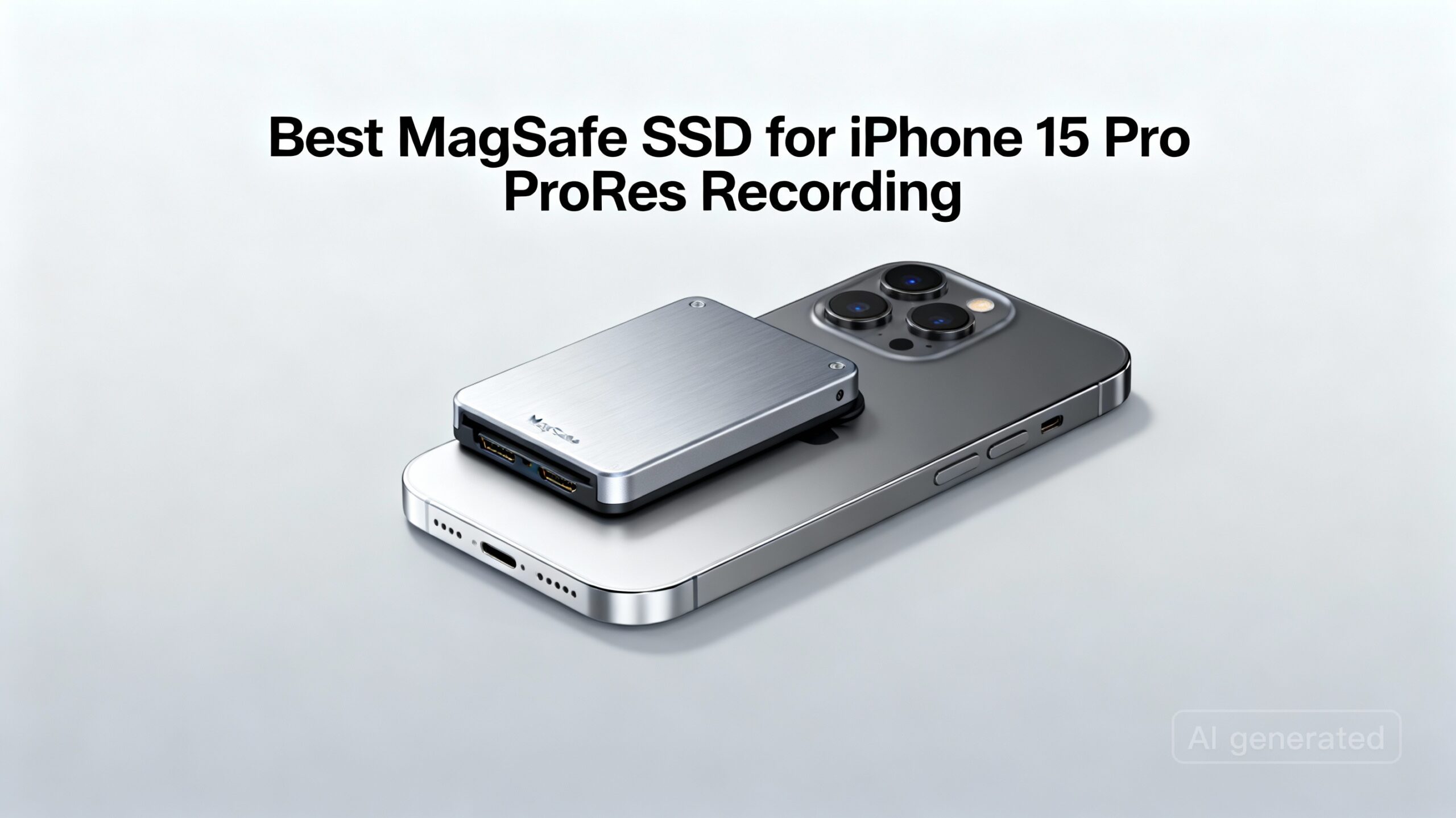 List of the Best MagSafe SSD for iPhone 15 Pro ProRes Recording