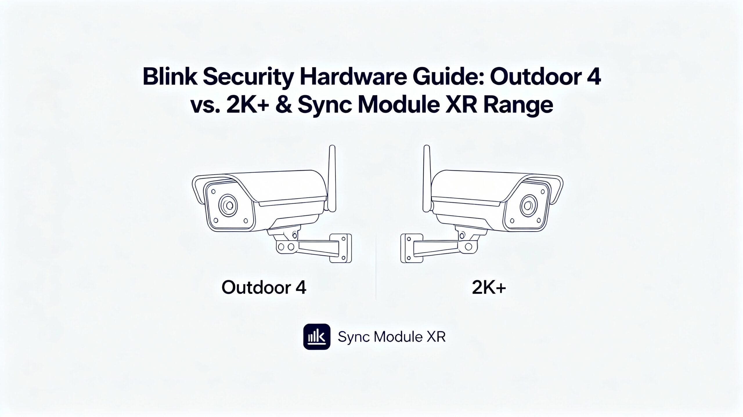 Blink Security Hardware Guide: Outdoor 4 vs. 2K+ & Sync Module XR Range