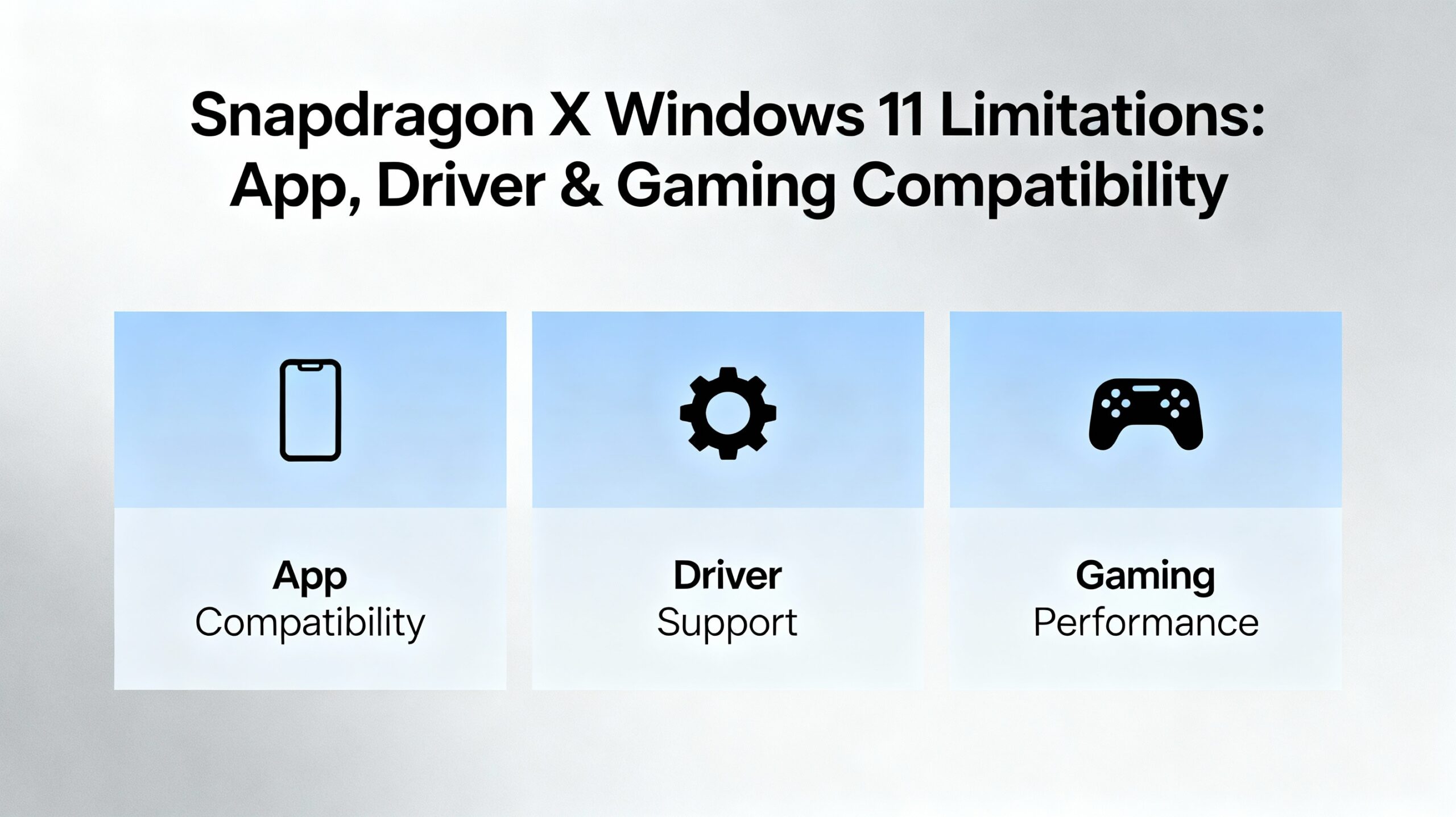 Snapdragon X Windows 11 Limitations: App, Driver & Gaming Compatibility ...