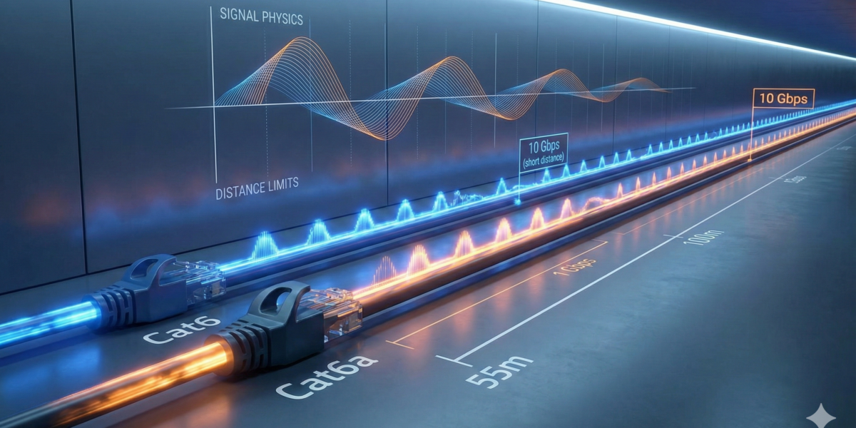 Ethernet Cable Length vs Speed: The Physics of Cat6, Cat6a, and ...