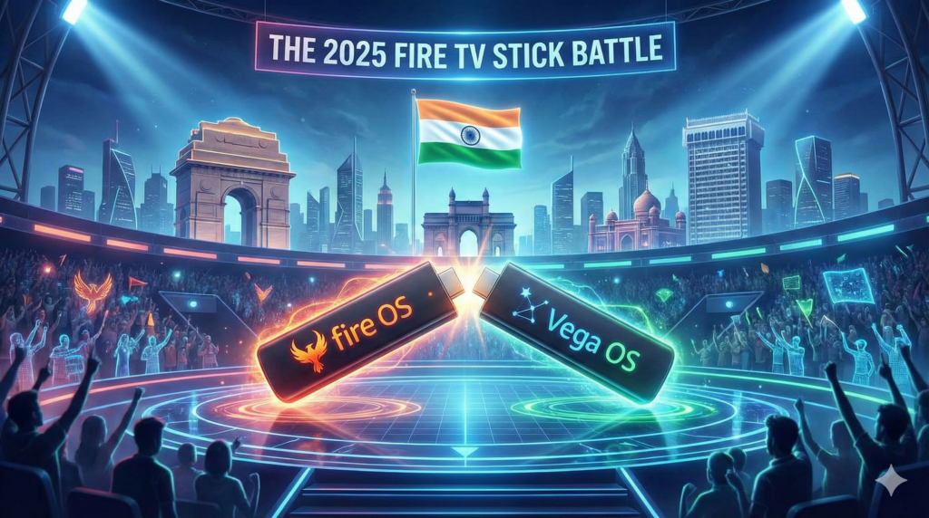 The 2025 Fire TV Stick Battle Vega OS vs Fire OS Specs in India