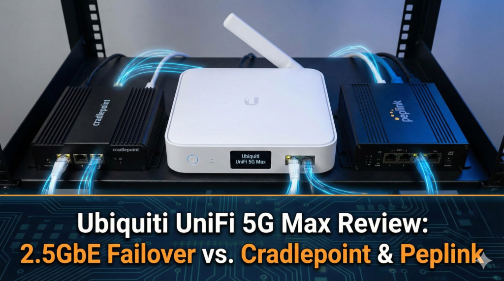 Ubiquiti UniFi 5G Max Alternatives: Failover Cradlepoint & Peplink