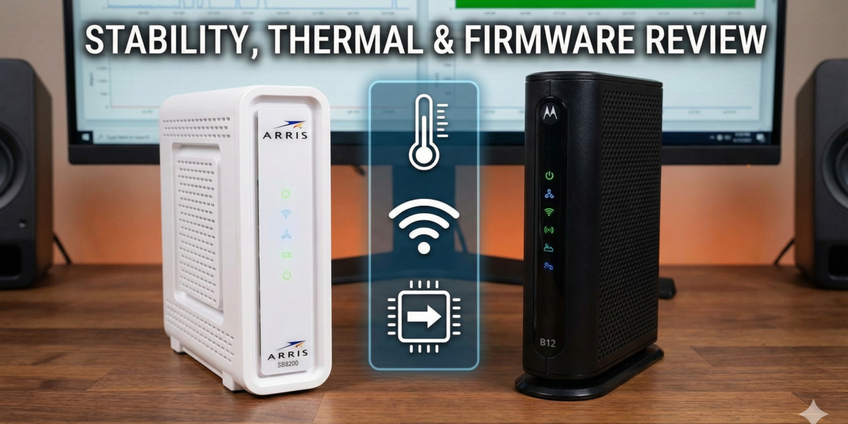 ARRIS SB8200 vs. Motorola B12: Stability, Thermal & Firmware Review